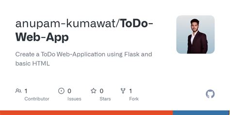 Github Anupam Kumawattodo Web App Create A Todo Web Application Using Flask And Basic Html
