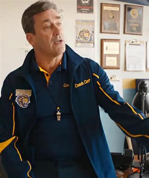Mean Girls 2024 Coach Carr Blue Fleece Jacket