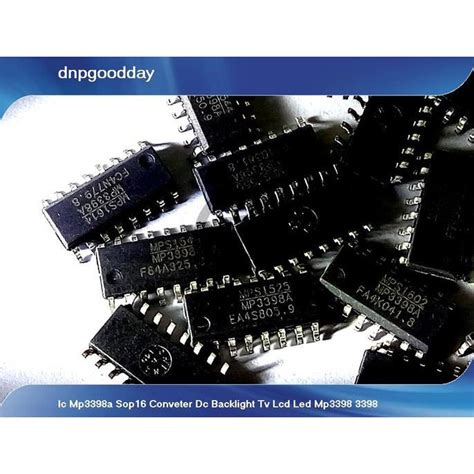 Jual Ic Mp3398a Sop16 Conveter Dc Backlight Tv Lcd Led Mp3398 3398 Dnpgood11 Juara Shopee