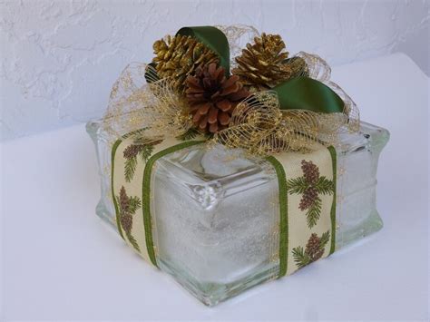 Lighted Glass Blocks Holiday Decor Glass Cubes With 50 Clear Etsy