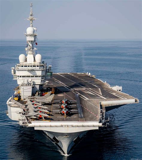 Fs Charles De Gaulle R 91 Aircraft Carrier French Navy Marine Nationale