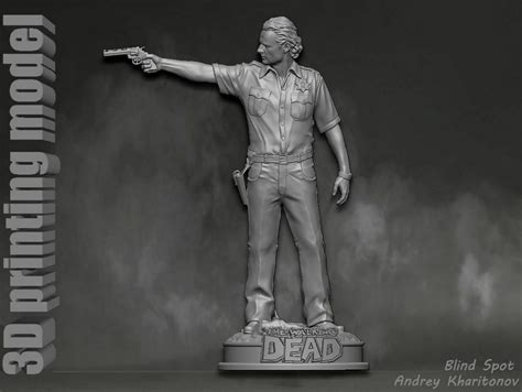 🚶 Rick Walking Dead・ Stl File For 3d Printing・cults