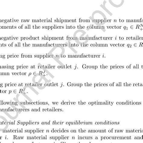The Supply Chain Network Download Scientific Diagram