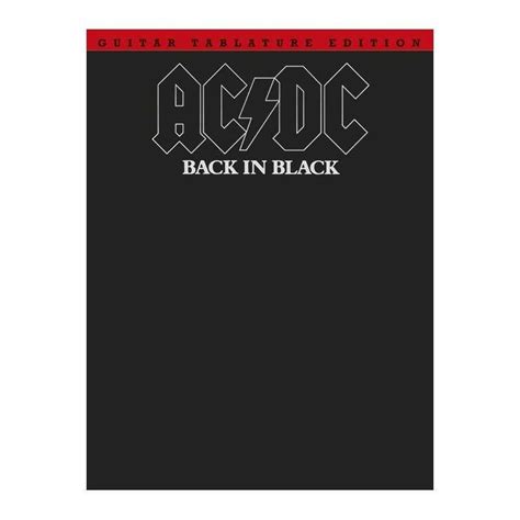 Ac Dc Back In Black Guitar Tab Planète Partitions
