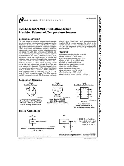 Lm34 Download Free Pdf Capacitor Physical Quantities