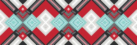 The Ethnic Design Drawing Is Colorful Traditional Pattern Design It Is A Pattern Created By