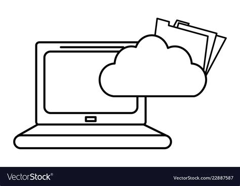 Isolated Web Hosting Design Royalty Free Vector Image