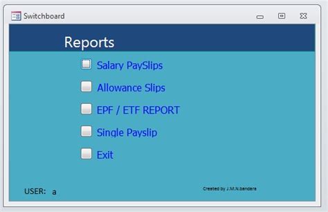 Create Ms Access Database Software To Prepare Salary In Your Company