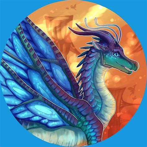 How To Draw Blue From Wings Of Fire