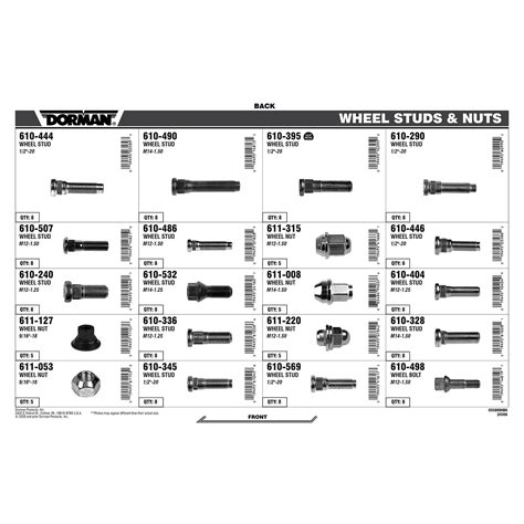 Dorman Autograde 8 Drawer Wheel Hardware Assortment