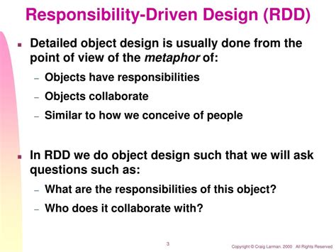 PPT Responsibility Driven Design With The GRASP Patterns PowerPoint Presentation ID