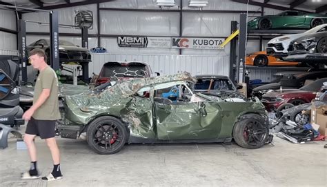 Crashed And Smashed 2020 Dodge Challenger Srt Still Has Life In It Its