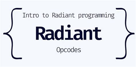Explanation Of Every Radiant Opcode Was Released Rradiantrxd