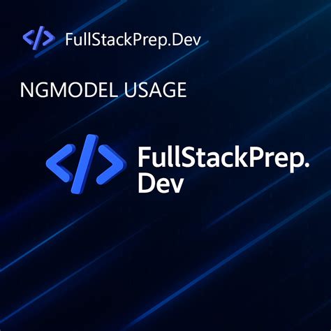 What Is Ngmodel And How Is It Used In Angular Fullstackprepdev Fullstackprepdev