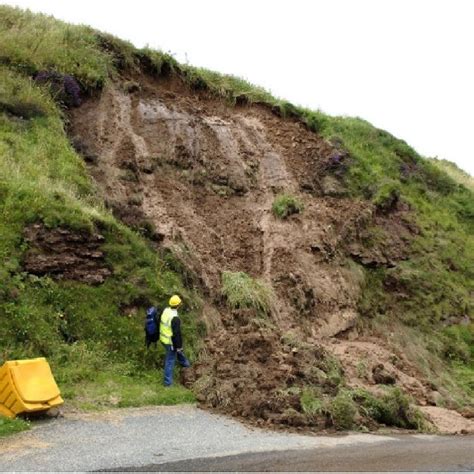 An Example Of Where There Is A Clear Representation Of A Landslide As A Download Scientific