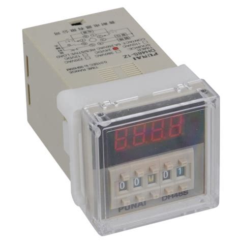 Punai 0 01s 99h 99m 24v Dc Programmable Timer Time Delay Relay Dh48s 1z Free Shipping