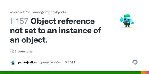 object reference not set to an instance of an object · issue 157 · microsoft