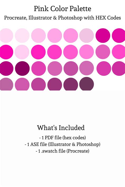 Color Palette Procreate Illustrator Masterbundles