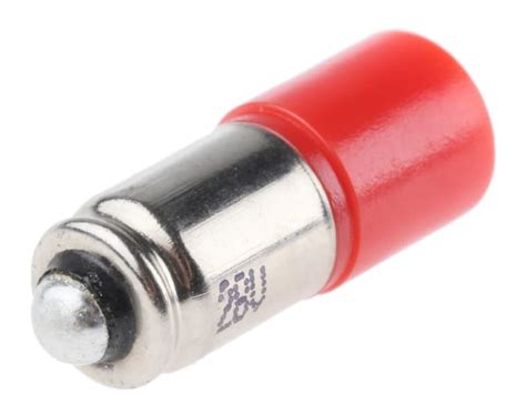 RS PRO RS PRO Red LED Indicator Lamp 28V Ac Dc Midget Groove Base 6mm Diameter 1750mcd