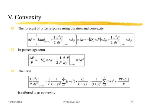 Ppt Duration And Convexity For Fixed Income Securities Powerpoint