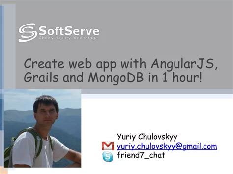 Ppt Create Web App With Angularjs Grails And Mongodb In 1 Hour