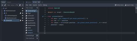 Trouble With Top Down Shooter Camera Programming Godot Forum
