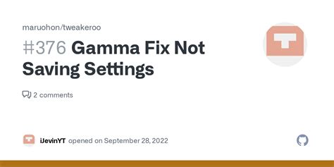 Gamma Fix Not Saving Settings Issue 376 Maruohon Tweakeroo GitHub