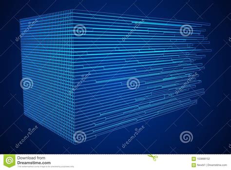 Big Data Visualization Vector Concept Stock Vector Illustration Of
