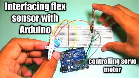Interfacing Flex Sensor With Arduino And Control Servo Motor And Led Youtube Arduino