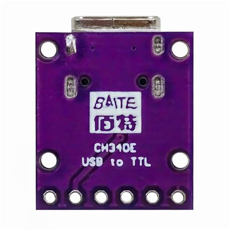 Usb C To Ttl Ch340 Uart Adapter Module Bte17 06b Phipps Electronics