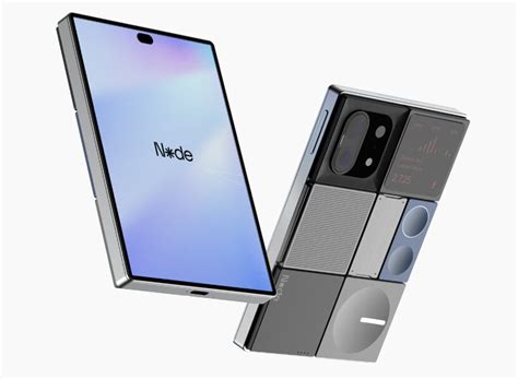 Ponsel Cerdas Ai Modular Ini Memiliki Node Yang Dapat Ditukar Di Bagian Belakang Mulai Dari