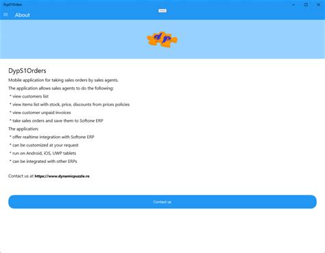 mobile application for taking sales orders by sales agents to softone erp dynamic puzzle