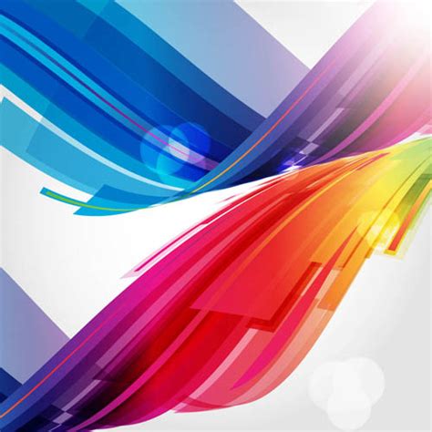 Multicolor Lines Background Vector Free Download