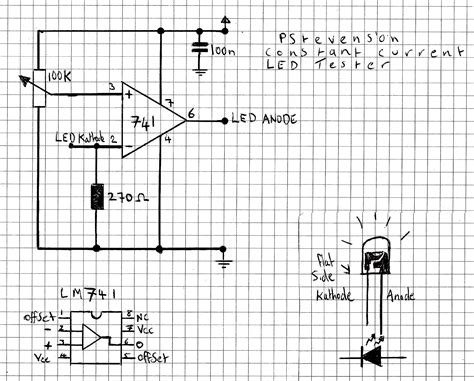 Paul In The Lab Constant Current Led Tester Stripboard Veroboard Layout