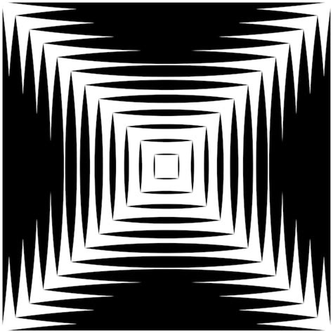 Premium Vector Hypnotic Geometric Repeated Pattern Vector