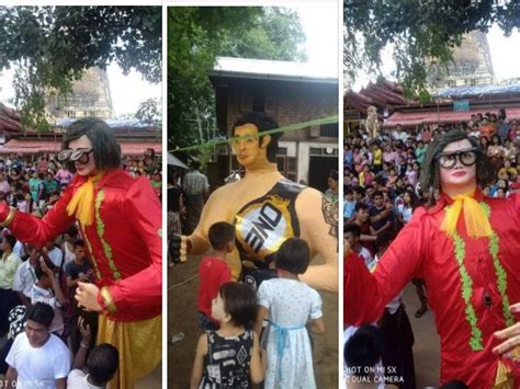 မြန်မာပြည်သိန်းတန် နဲ့ အောင်လအန်ဆိုင်း ကိုယ်ပွားတွေပါဝင်ခဲ့တဲ့ မြင်းကပါအရုပ်သွင်းပွဲ Myanmarload