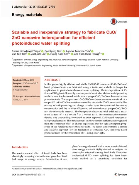 Pdf Synthesis And Characterization Of Nanostructured Undopeddoped Cuo Films And Their