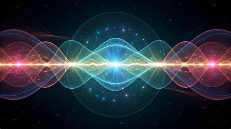 Micro Science Physics Wave Vibrant Colorful Micro Science Physics