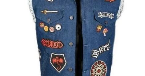 Barley Lightfoot Onward Blue Patched Denim Vest
