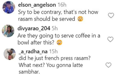 Watch Itc Grand Chola Serves Rasam In Martini Glass Netizens Ask Whats Next Latte Sambar