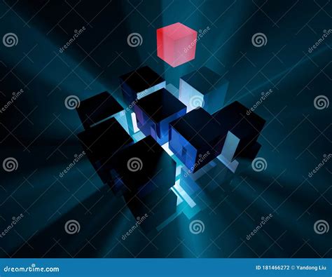 Cube Digital Technology And Programming Data Transmission And Storage Intelligent Programs