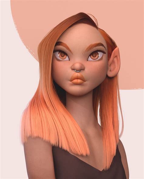Female Character Concept 3d Model Character Cute Characters Female