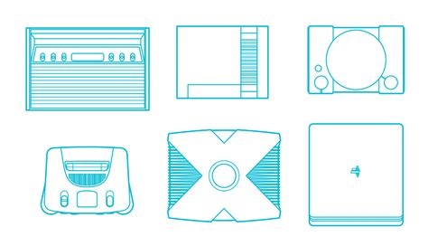 Video Game Consoles Dimensions Drawings Dimensions Com
