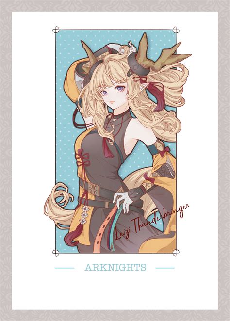 Leizi And Leizi The Thunderbringer Arknights Drawn By Ya Witchroy