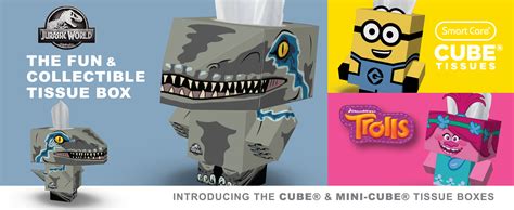 Cube Tissues Make Tissues Fun 3d Character Tissue Box