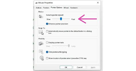 How To Change The Mouse Pointer Speed In Windows
