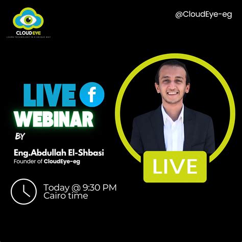 Cloudeye Eg 🚀 Live Qanda Alert 🚀 Join Cloudeye Egs Founder Eng Abdullah Ebrahim El Shbasi