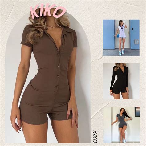 Jual KIKOofficial Rapcopter Dasar Spice Girl Kaos Jumpsuit Wanita Polo