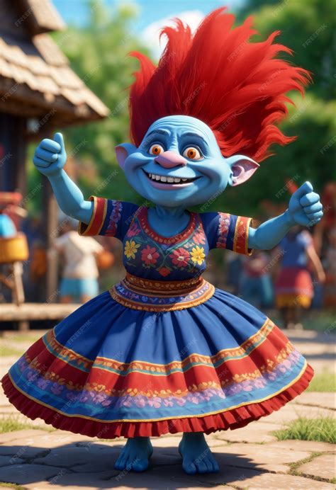 Free Photo Fantasy Troll Character In Natural Environment