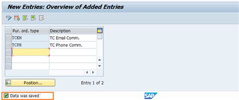 Sap Sd Define Purchase Order Types